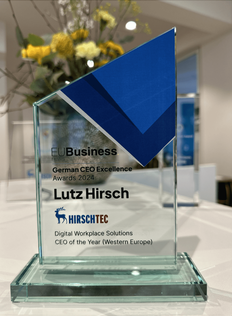 Lutz Hirsch gewinnt German CEO Excellence Award | HIRSCHTEC